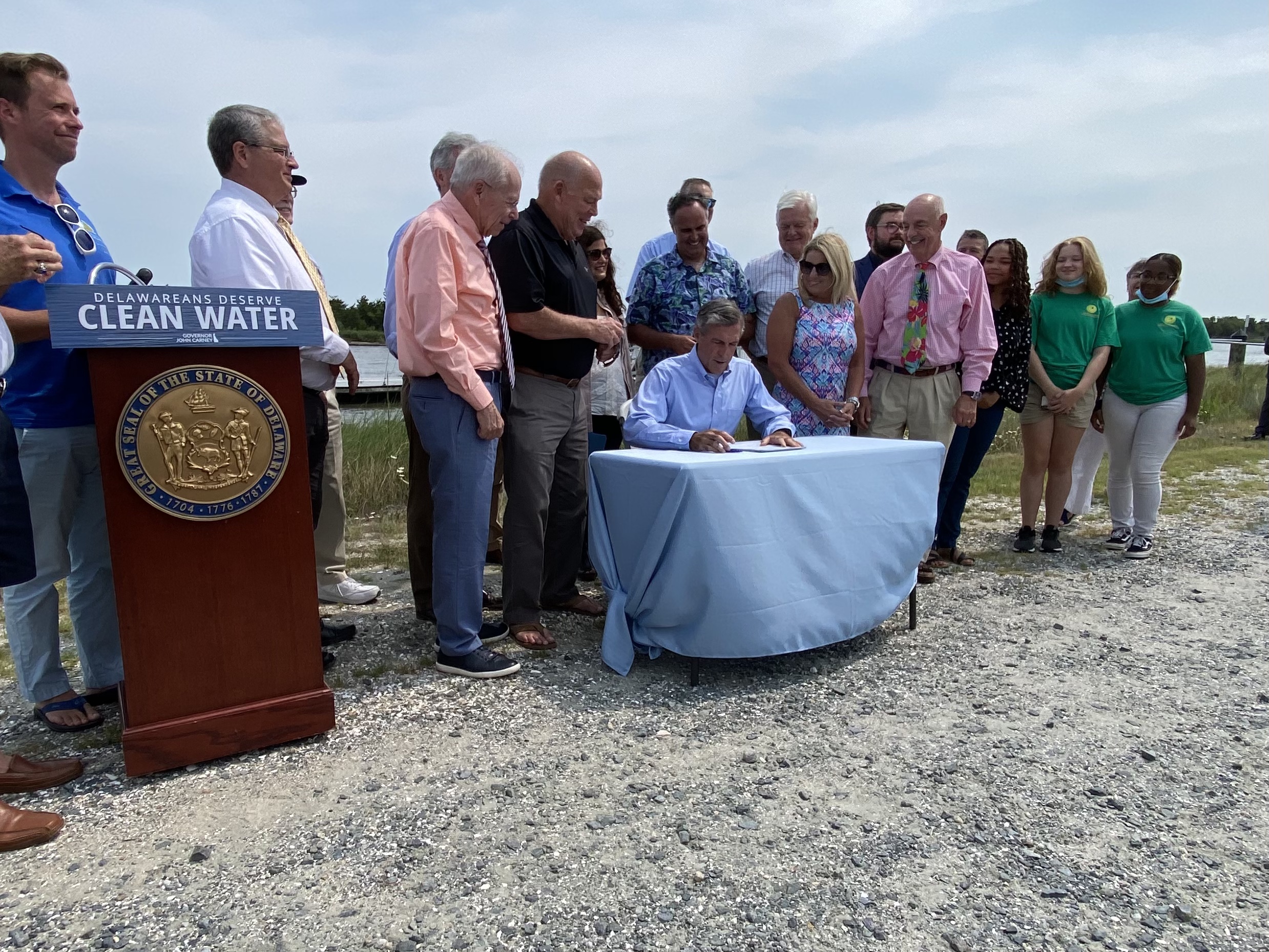 Governor Carney Signs Clean Water for Delaware Act | WITN Channel 22 ...